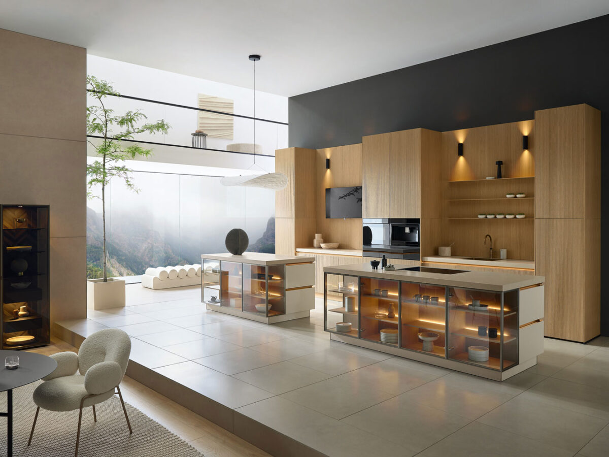Premium designer kitchens with integrated lighting design