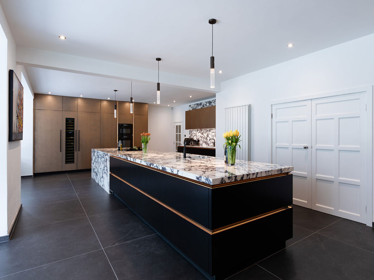 Premium designer kitchens with integrated lighting design